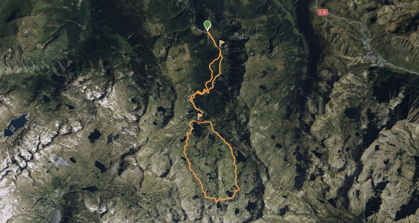 Ruta de los 7 lagos del Circ de Colomers Valle de Arán - AranMap